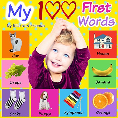 My 100 First Words: Children’s book, Picture Books, Preschool Book ...