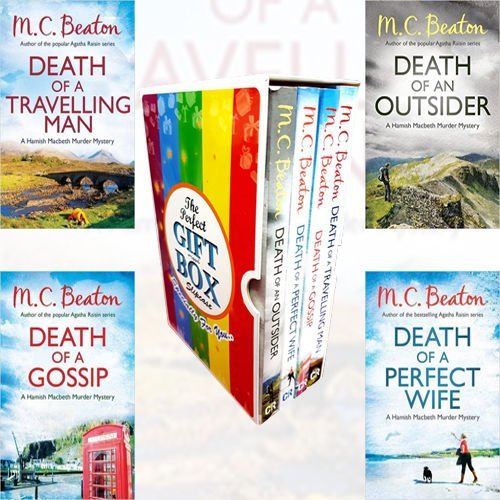 M.C.Beaton Hamish Macbeth Series Collection 4 Books Bundle Gift Wrapped ...