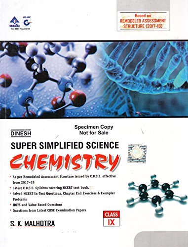 Super Simplified Science Chemistry Class 9: Based on Remodeled ...