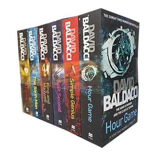 King and Maxwell Series Collection 6 Books: Hour Game / Simple Genius ...