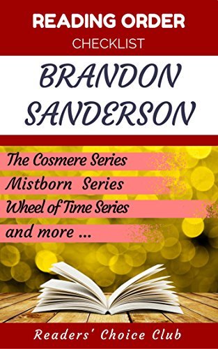 Reading order checklist: Brandon Sanderson - Series read order: The ...