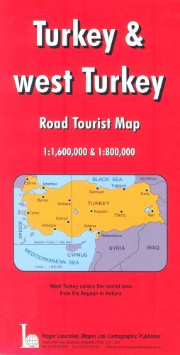 Turkey and West Turkey Road Map (Red Cover) by Cartographia Kft | Goodreads