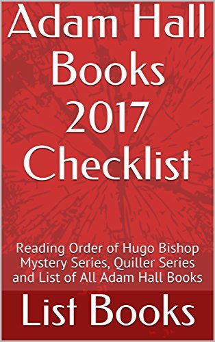 Adam Hall Books 2017 Checklist: Reading Order of Hugo Bishop Mystery ...