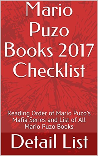 Mario Puzo Books 2017 Checklist: Reading Order of Mario Puzo’s Mafia ...
