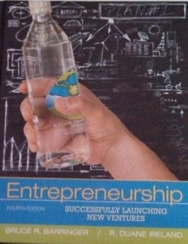 Entrepreneurship - Successfully Launching New Ventures by Bruce R ...