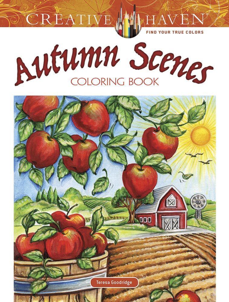 Creative Haven Autumn Scenes Coloring Book by Teresa Goodridge | Goodreads