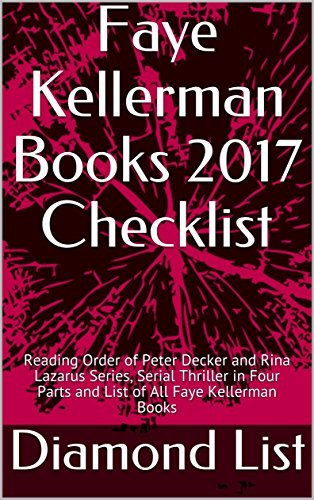 Faye Kellerman Books 2017 Checklist: Peter Decker and Rina Lazarus ...
