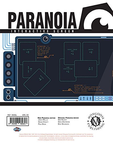 Paranoia: Interactive screen (MGP50001) by Mongoose Publishing | Goodreads