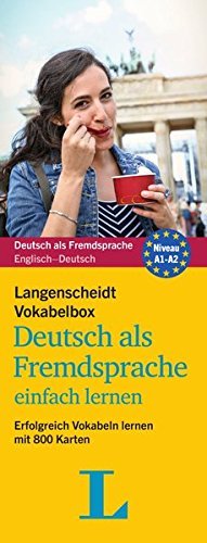 Langenscheidt Vokabelbox Deutsch Als Fremdsprache einfach lernen: Erfolgreich Vokabeln lernen ...