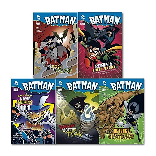 Super Heroes Batman Children Collection 5 Books Gift Set Pack(Batman ...