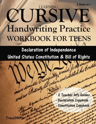 Learning Cursive: Handwriting Practice Workbook for Teens: With ...