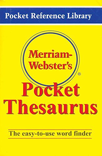 Merriam Webster's Pocket Thesaurus by Various | Goodreads