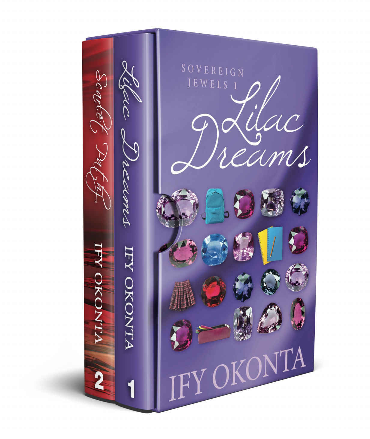 Sovereign Jewels series box set: Lilac Dreams & Scarlet Path by Ify ...