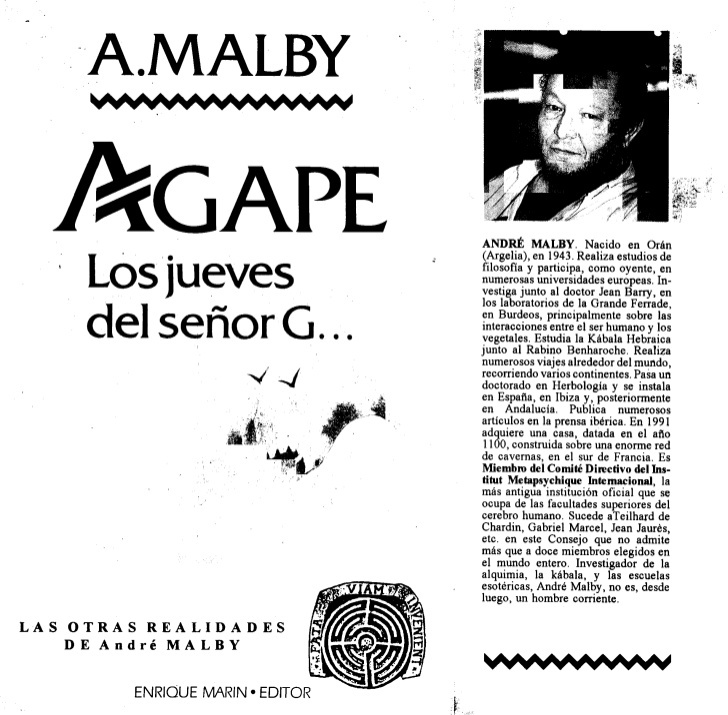 Agape - los Jueves del Señor G by André Malby | Goodreads