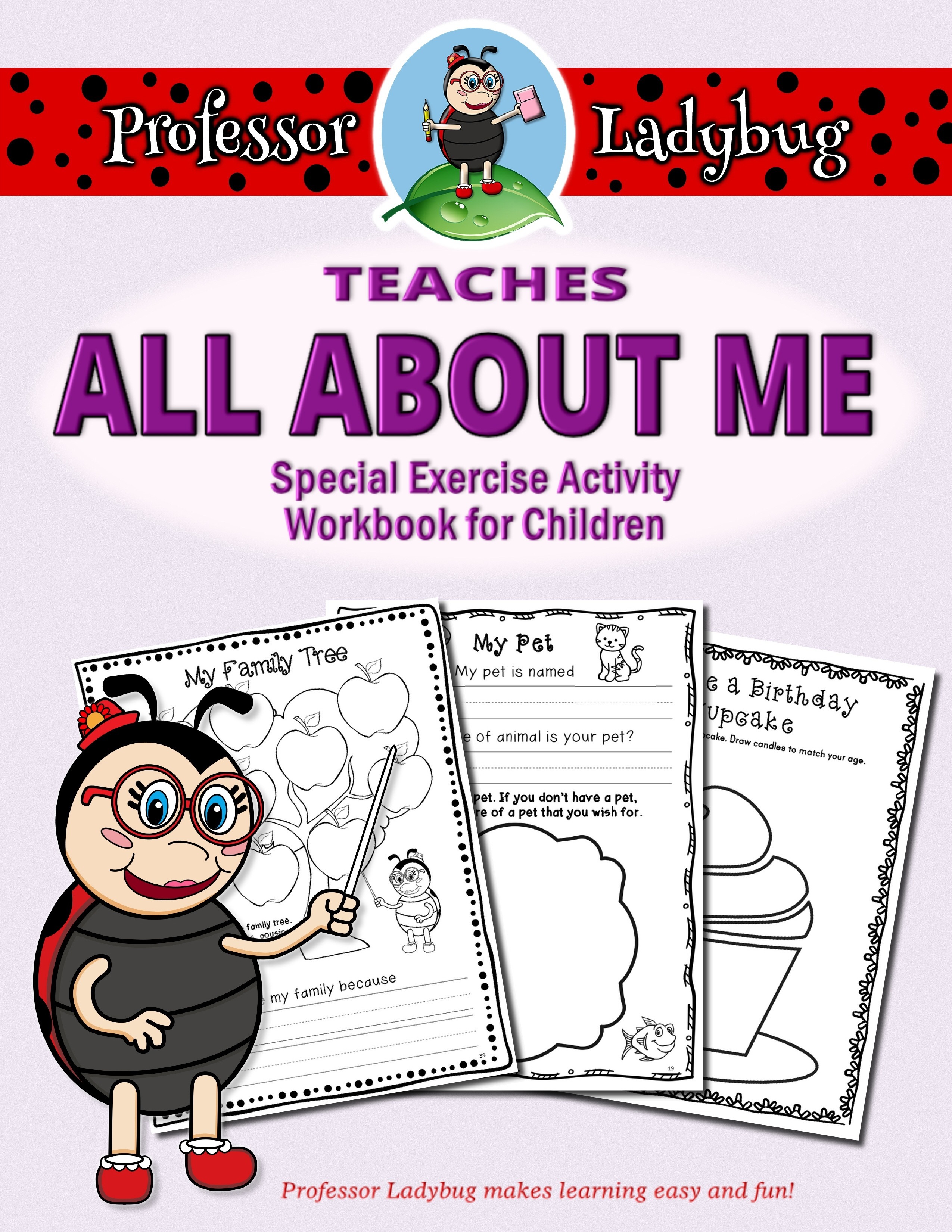 Professor Ladybug Teaches All About Me: Special Exercise Activity ...