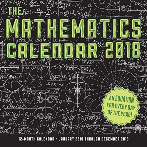 The Mathematics Calendar 2018: 12-Month Calendar by Rebecca Rapoport ...