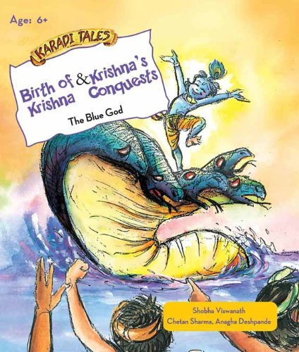 The Blue God-Birth of Krishna & Krishna's Conquests by Shobha Viswanath ...