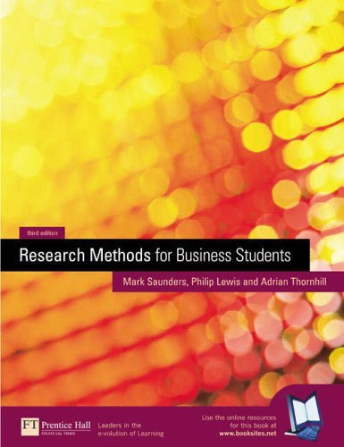 Research Methods for Business Students: AND Research Navigator Access ...