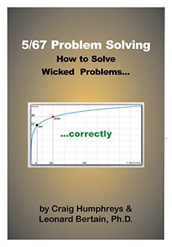 5/67 Problem Solving: How to Solve Wicked Problems...correctly. by ...