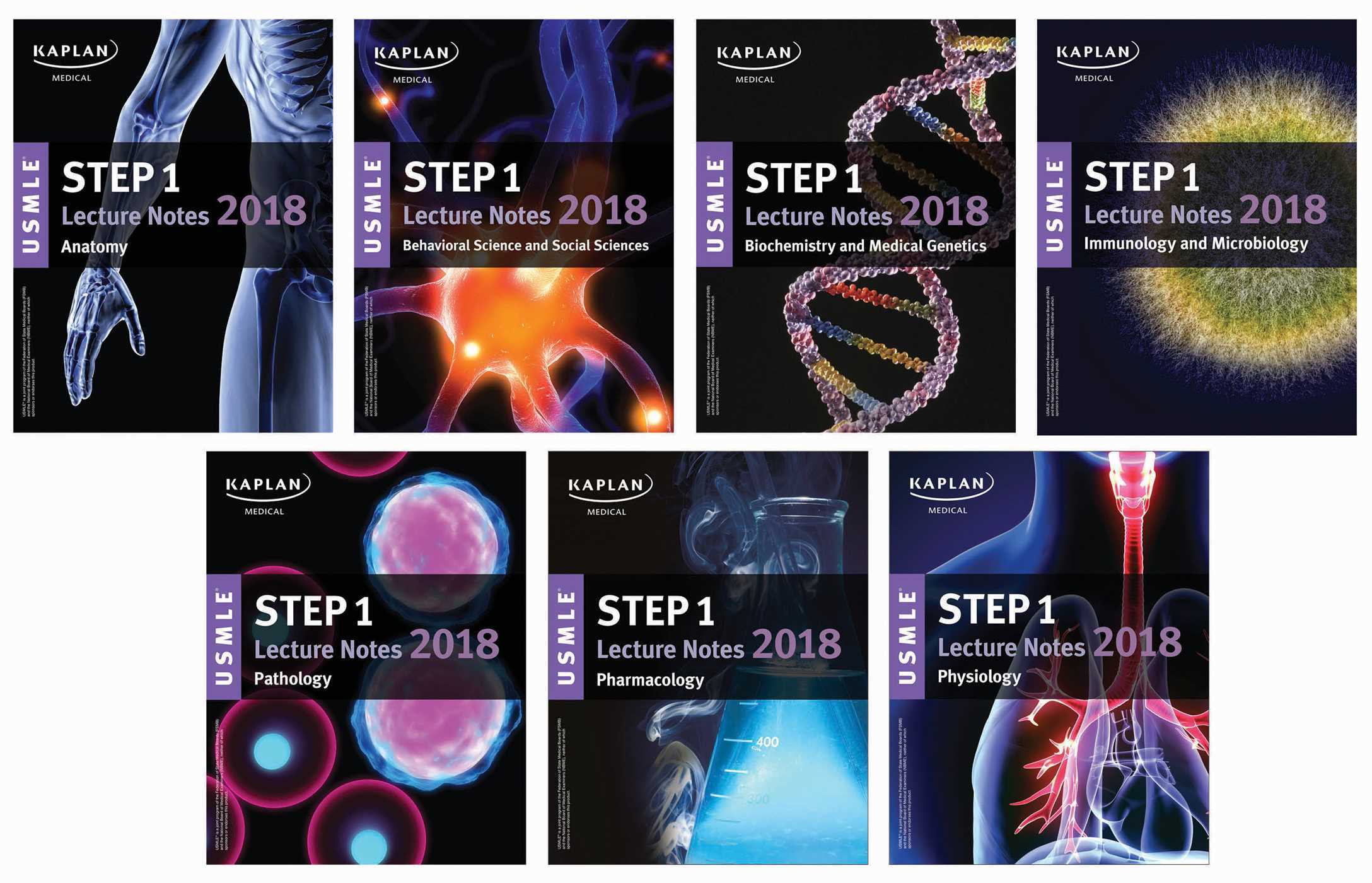 USMLE Step 1 Lecture Notes 2018: 7-Book Set by Kaplan Medical | Goodreads