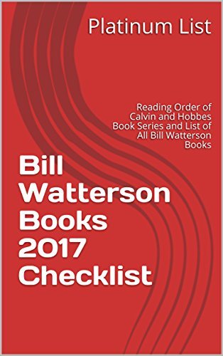 Bill Watterson Books 2017 Checklist: Reading Order of Calvin and Hobbes ...