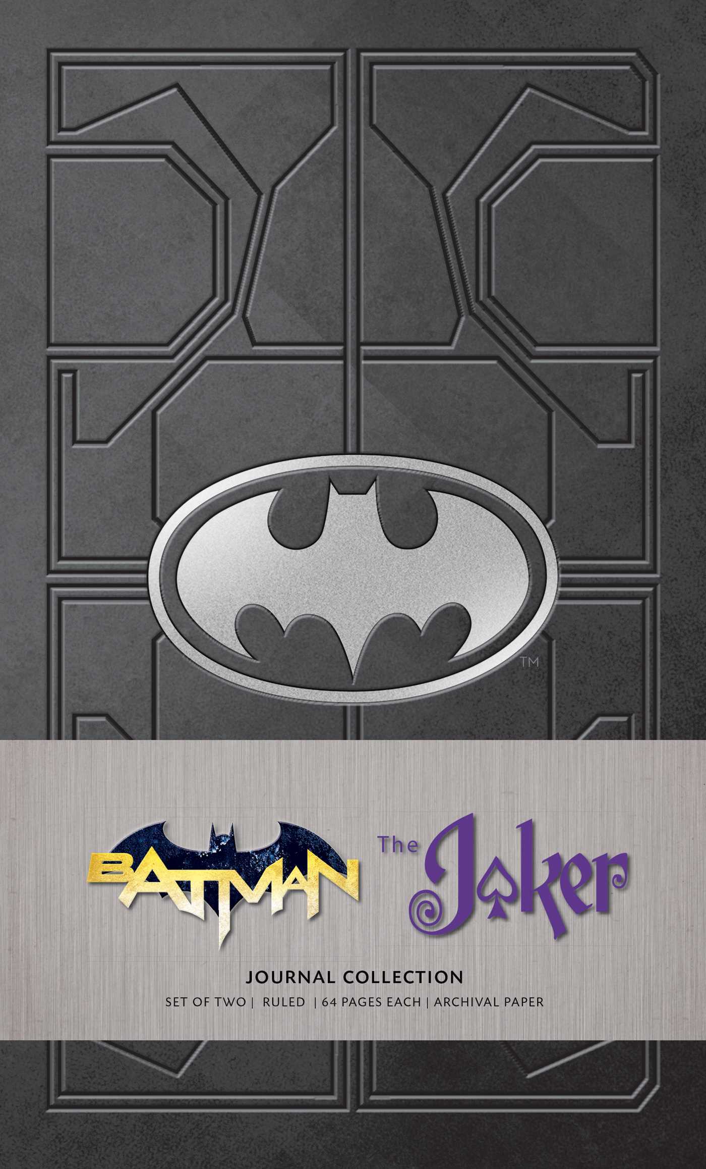 DC Comics: Character Journal Collection (Set of 2): Batman and Joker by ...