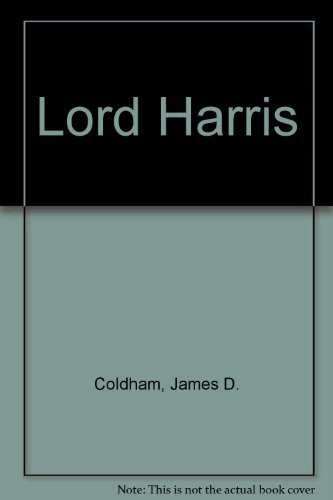 Lord Harris by James D. Coldham | Goodreads