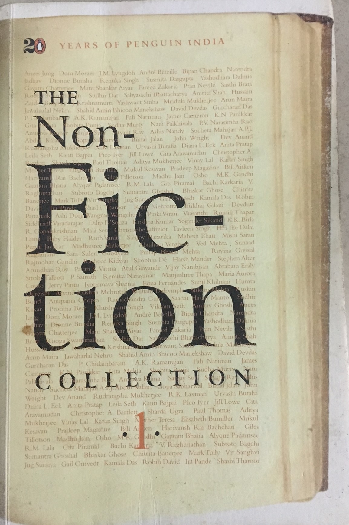 The Non-Fiction Collection 1 : Twenty Years of Penguin India by Various ...