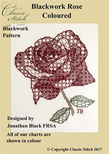 Blackwork Rose Coloured Blackwork Pattern by Jonathan Black | Goodreads