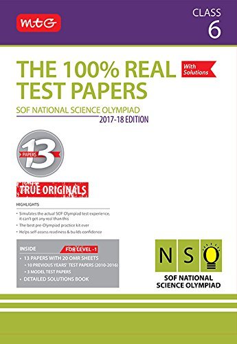 The 100% Real Test Papers (NSO) Class 6 by MTG Editorial Board | Goodreads