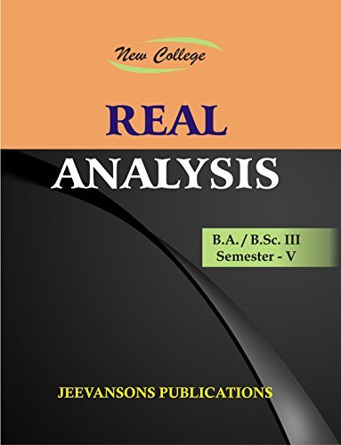 New College Real Analysis For B.A.B.Sc.III V-Sem by S.C. Malik | Goodreads