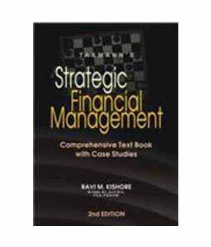 Strategic Financial Management by Ravi M. Kishore | Goodreads