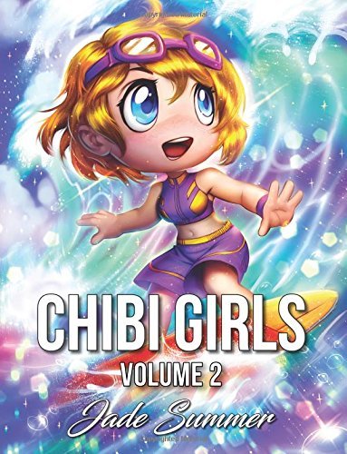 Chibi Girls 2: An Adult Coloring Book with Cute Anime Characters and ...