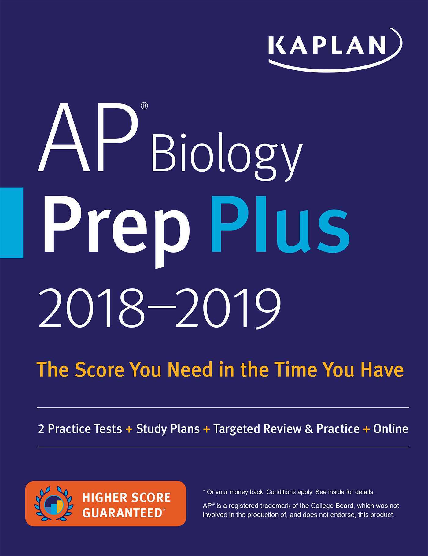 AP Biology Prep Plus 2018-2019: 2 Practice Tests + Study Plans ...