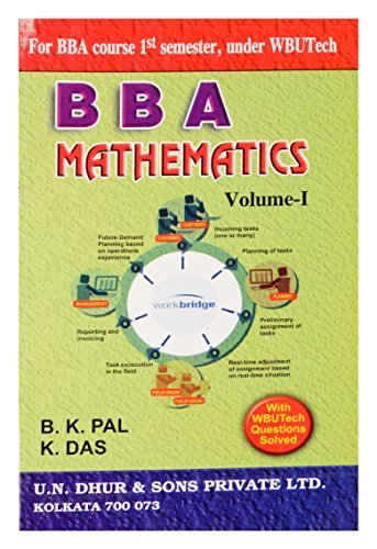 BBA MATHEMATICS VOLUME-I by B.K. Pal | Goodreads