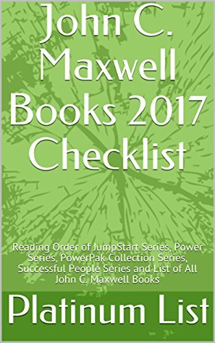John C. Maxwell Books 2017 Checklist: Reading Order of JumpStart Series ...