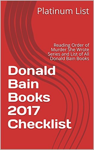 Donald Bain Books 2017 Checklist: Reading Order of Murder She Wrote ...