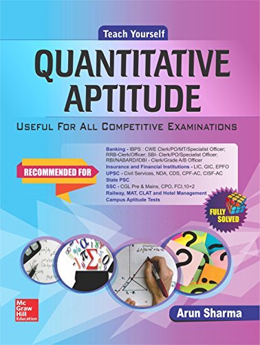 Teach Yourself Quantitative Aptitude by Arun Sharma | Goodreads