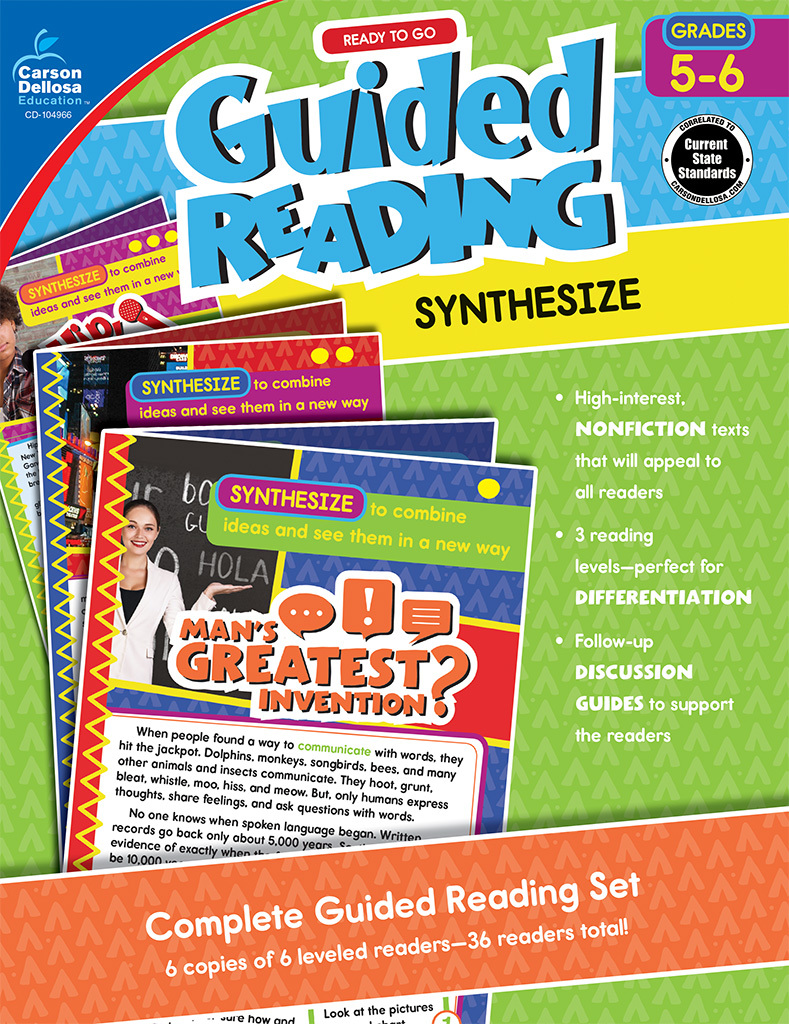 Ready to Go Guided Reading: Synthesize, Grades 5 - 6 by Carson-Dellosa ...