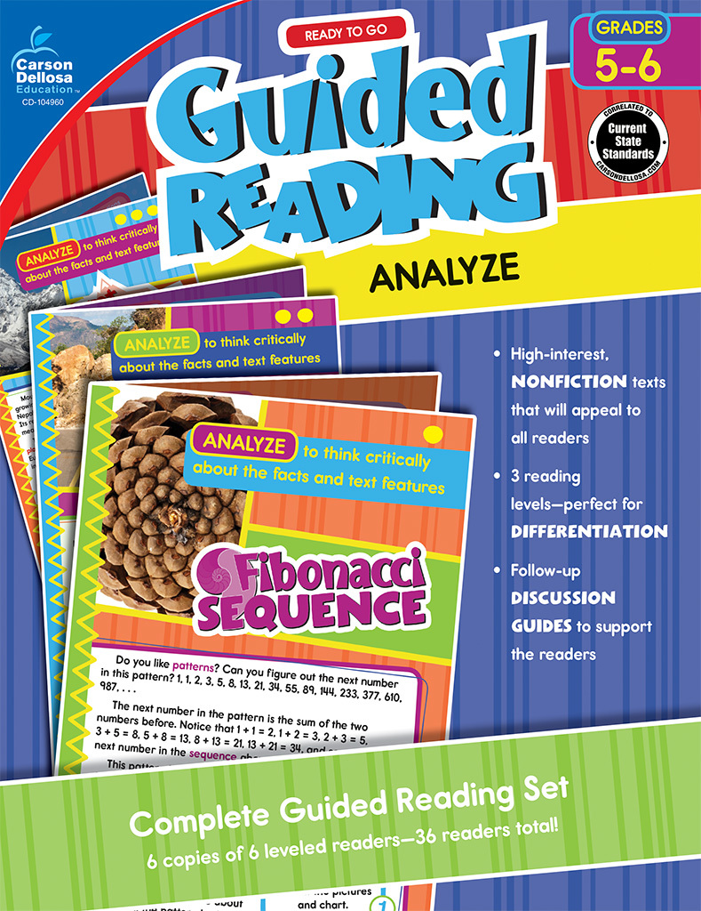 Ready to Go Guided Reading: Analyze, Grades 5 - 6 by Nancy Rogers Bosse ...
