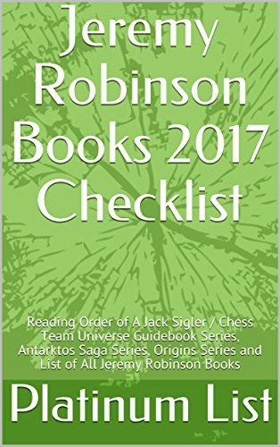Jeremy Robinson Books 2017 Checklist: Reading Order of A Jack Sigler ...