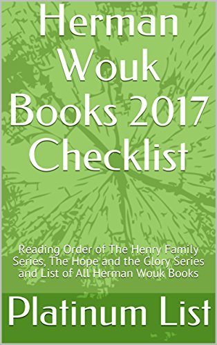 Herman Wouk Books 2017 Checklist: Reading Order of The Henry Family ...