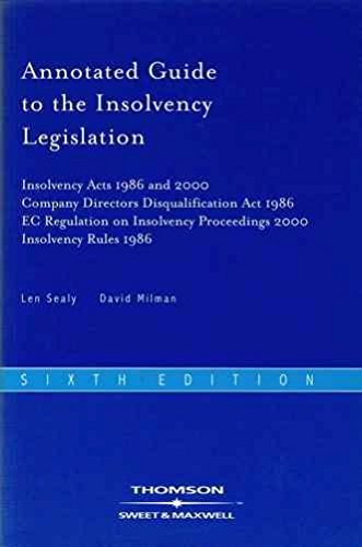 Annotated Guide to the Insolvency Legislation by Len Sealy | Goodreads