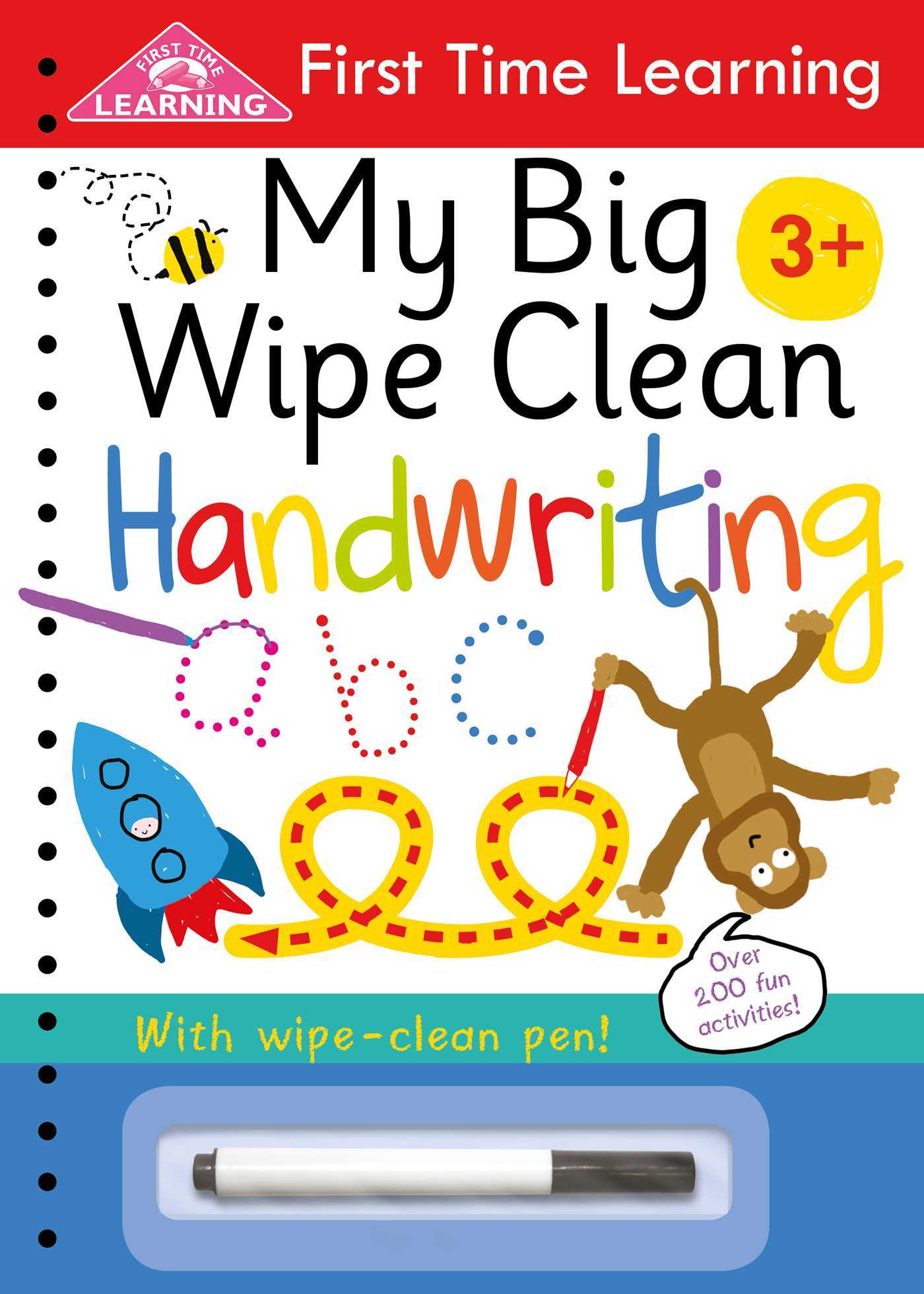 My First Time Learning: My Big Wipe Clean Handwriting: Wipe-Clean ...