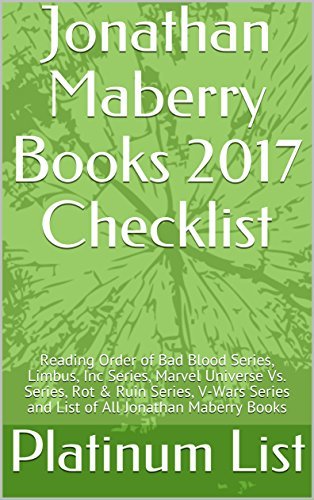 Jonathan Maberry Books 2017 Checklist: Reading Order of Bad Blood ...