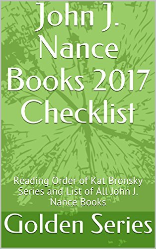 John J. Nance Books 2017 Checklist: Reading Order of Kat Bronsky Series ...