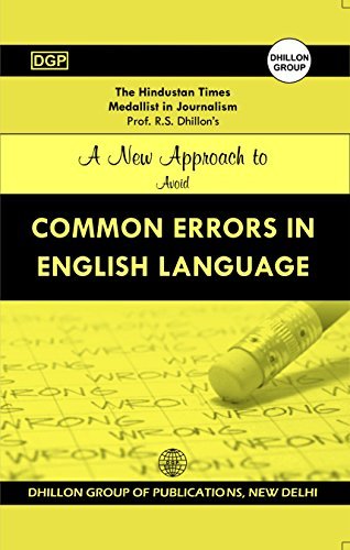 Common Errors in English Language by S. Rajinder Dhillon | Goodreads
