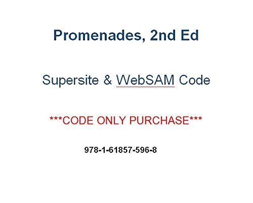PROMENADES SUPERSITE & WEBSAM CODE ***CODE ONLY*** by Vista Higher ...