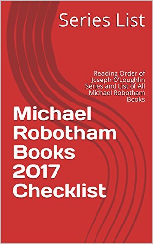 Michael Robotham Books 2017 Checklist: Reading Order of Joseph O ...