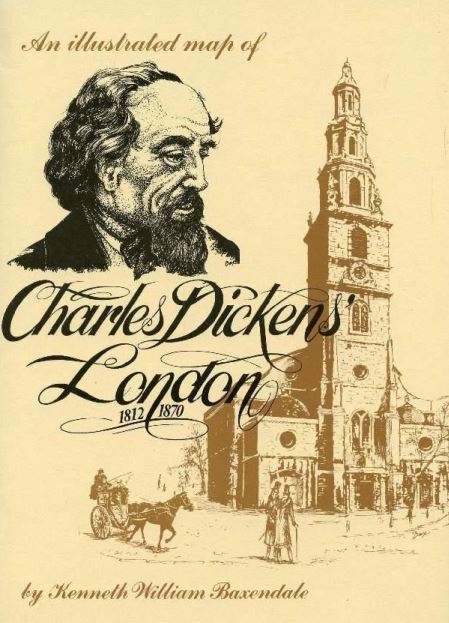 An Illustrated Map of Charles Dickens' London 1812-1870 by Kenneth ...